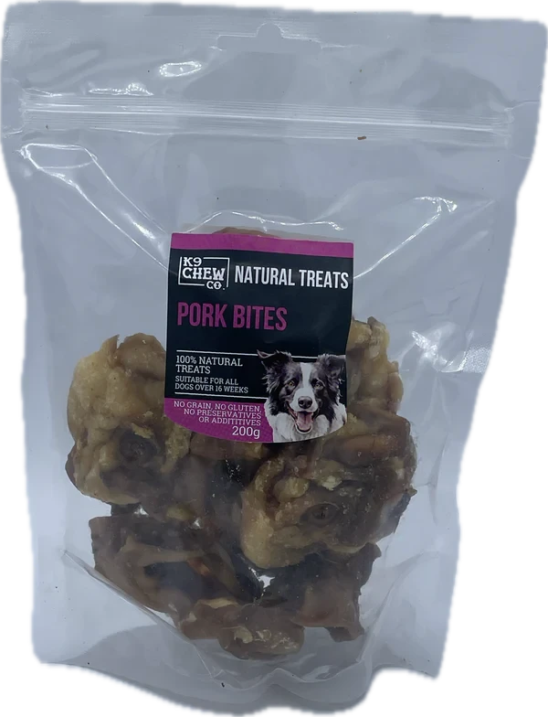 K9 Chew Porky Bites 200g – Bradlands Pet Supplies